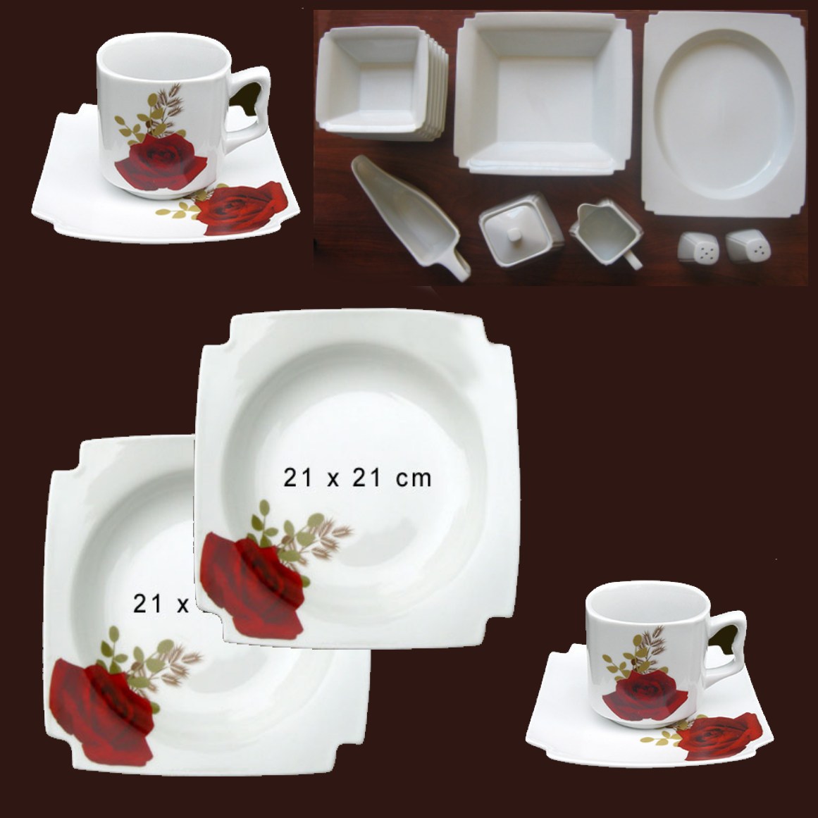 Photo service de table complet 6 personnes - Vaisselle Maison